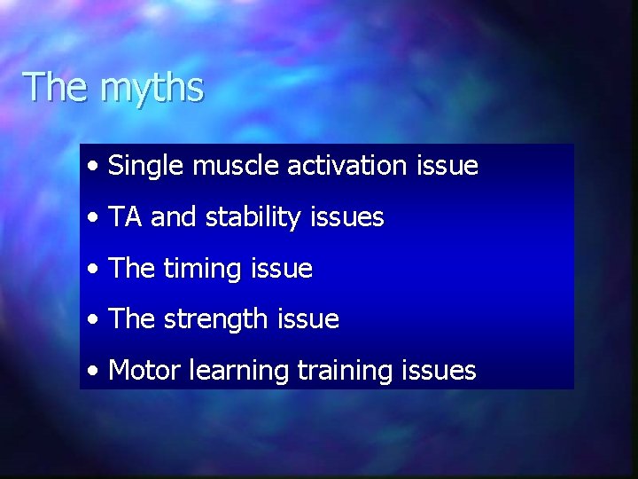 The Myth of Core Stability Prof Eyal Lederman