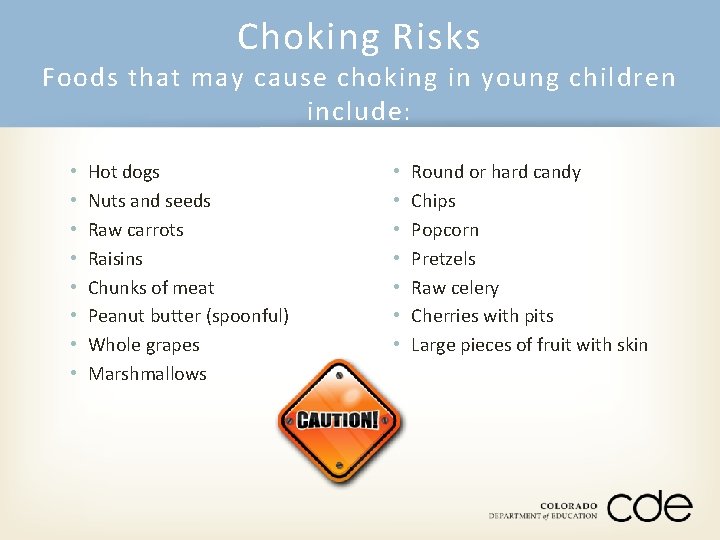 Food Safety Menu Planning Office of School Nutrition