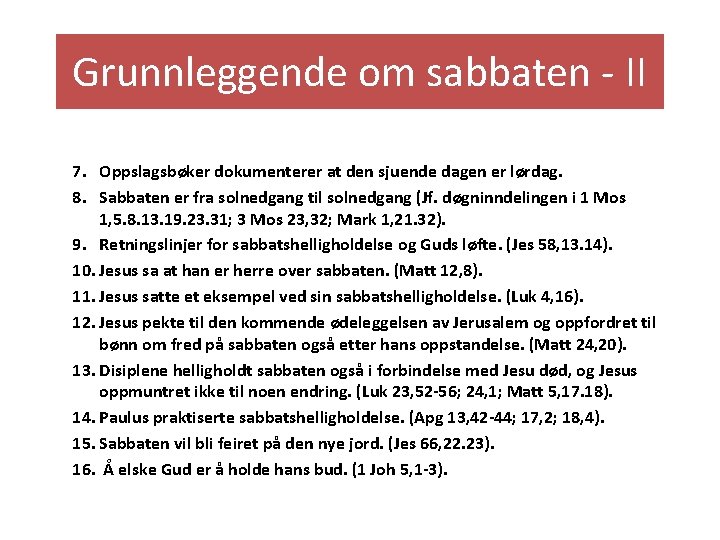 SDA pillars of faith According to Morris Venden