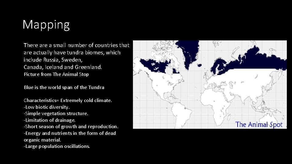 The Tundra Biome Science Project By Jaylin Henry