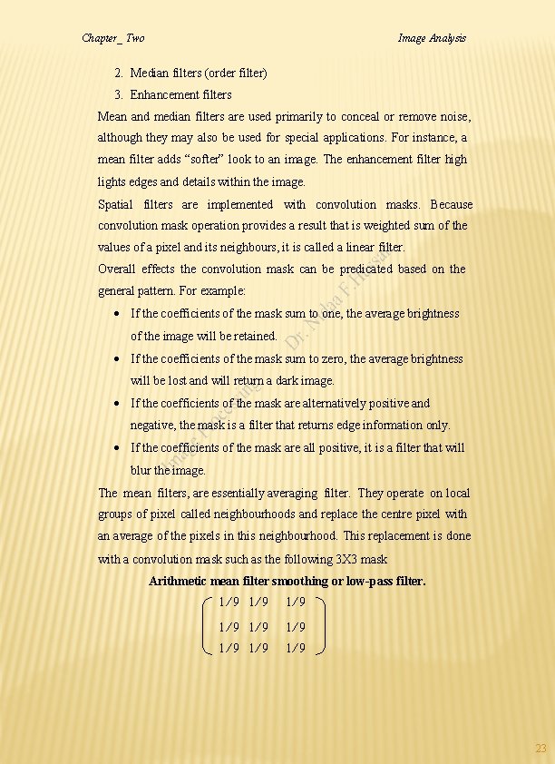 Image Processing Sixth lecture by Assit Lec Shaimaa