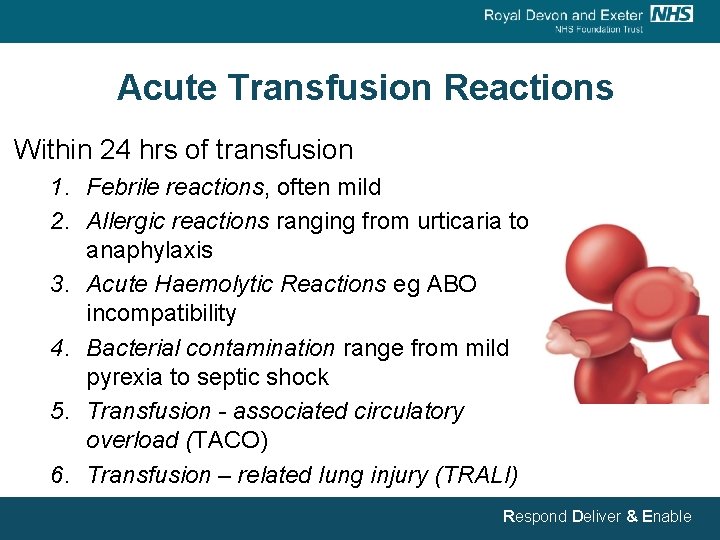 Blood Transfusion Update for General Practice Hospital Transfusion