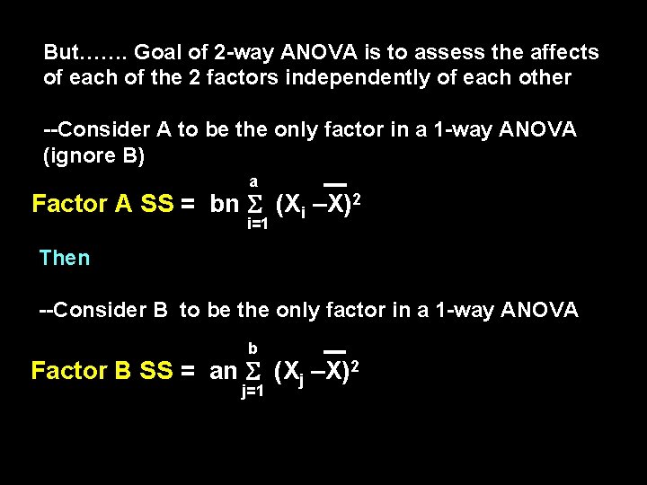 More complicated ANOVA models twoway and repeated measures