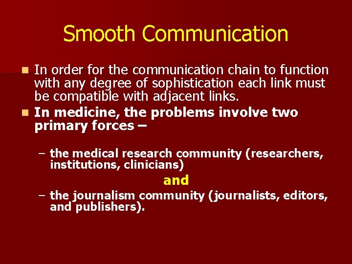 Communicating the Harms and Benefits of Medical Treatments