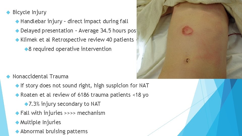 Pediatric Blunt Abdominal Trauma Does this patient need