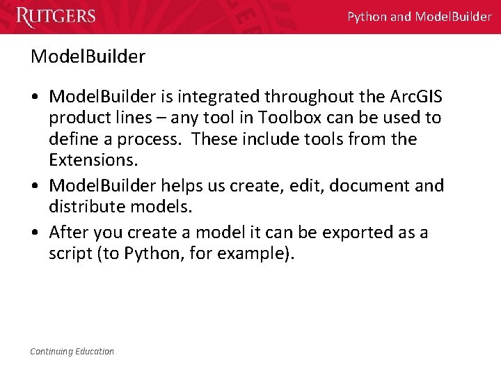 Model Builder at Arc GIS 9 3 1