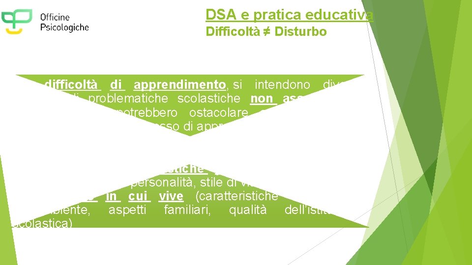 METODOLOGIE DIDATTICHE INNOVATIVE DSA volano della didattica laboratoriale