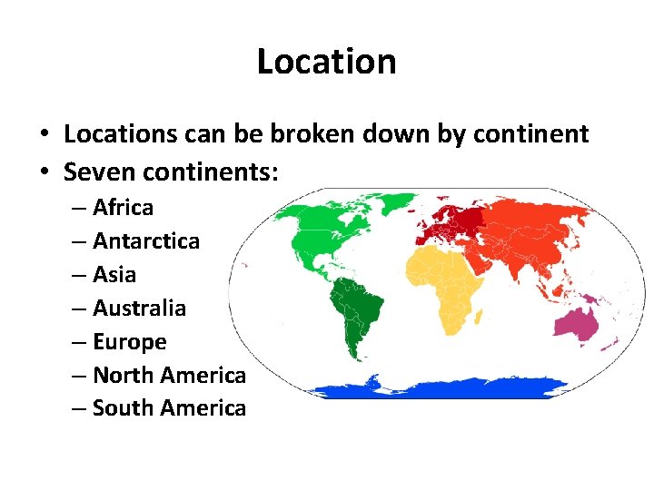 Introduction to World Geography Introduction Welcome to world