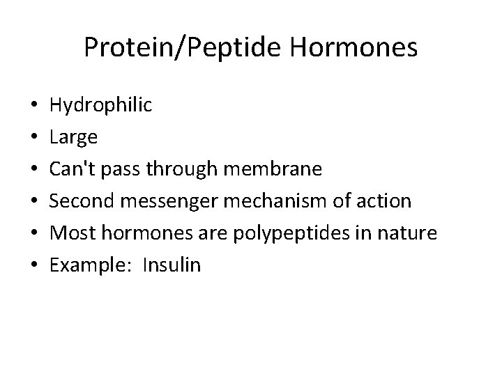 Hormones Are chemical released by a cell or