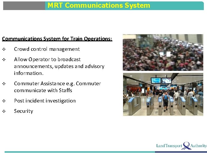IRSE Presentation Communications System for Railway Presented by
