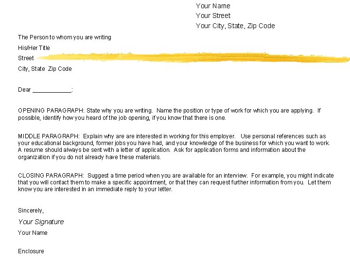 EMPLOYMENT SKILLS Job Application Interview Work Skills z