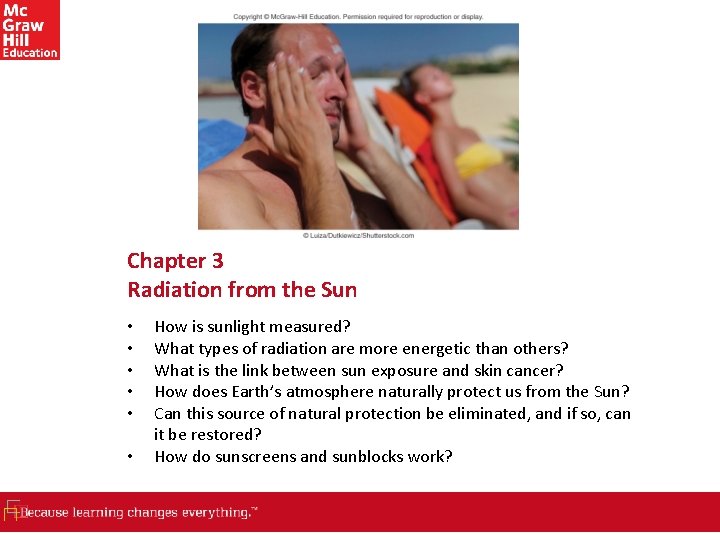 Chapter 3 Radiation from the Sun How is