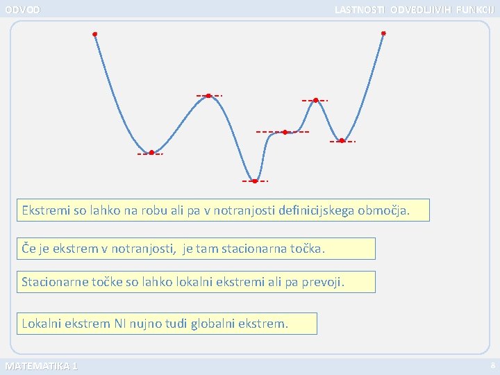 ODVODI FUNKCIJ VE SPREMENLJIVK MATEMATIKA 1 1 ODVODI