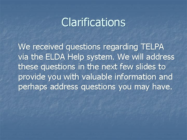 Tennessee English Language Placement Assessment TELPA Testing Information