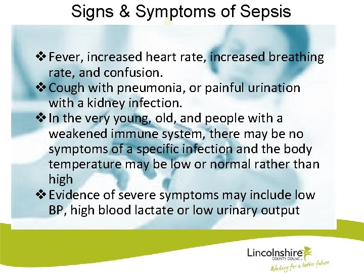 Understanding Sepsis Recognising Signs Symptoms in the Frail