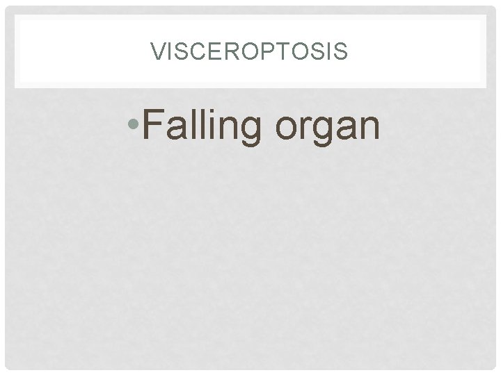 LESSON 5 42 DEFINITIONS OVIGENESIS Original production of
