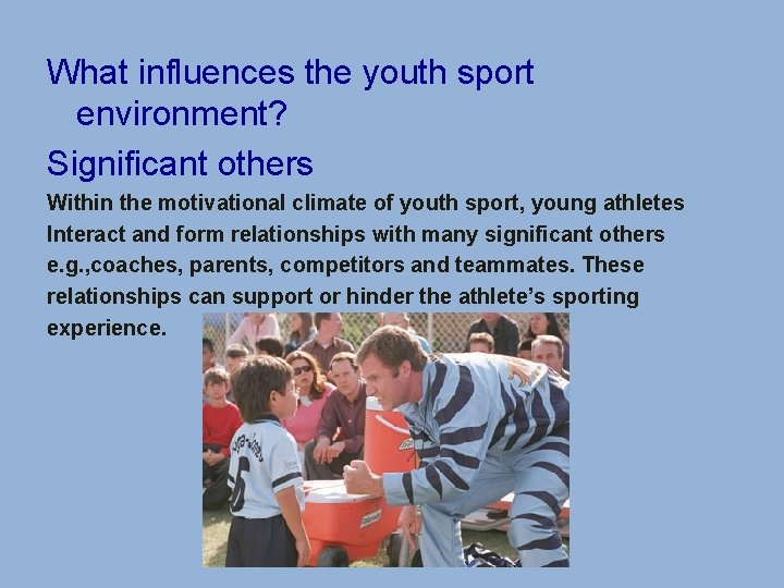 Perceived peer motivational climate and enjoyment in youth