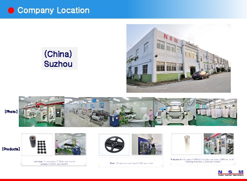 Global version NSM Nano Smart Material Company Information