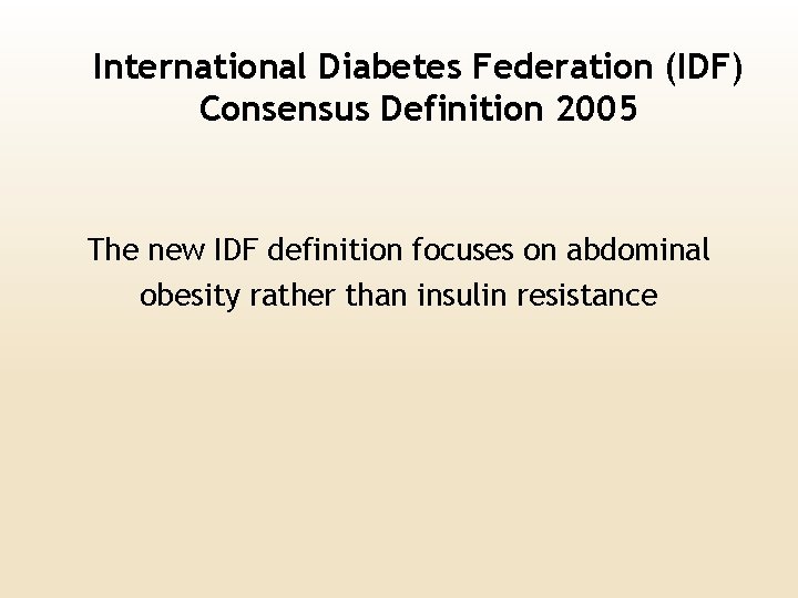Cardiometabolic Syndrome Nabil Sulaiman Dr Dhafir A Mahmood