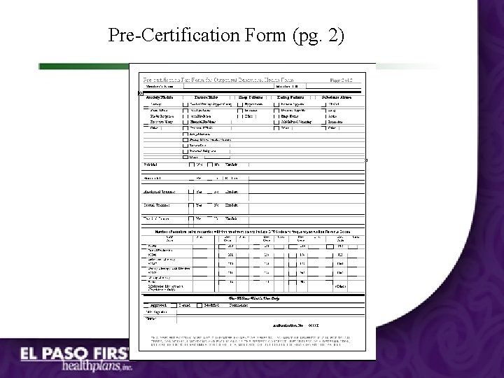 Welcome Please Note Paper claim submissions will continue