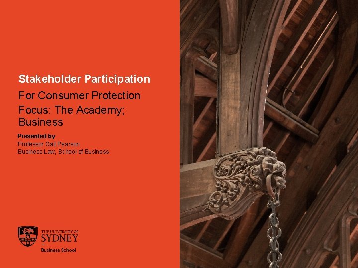 Stakeholder Participation For Consumer Protection Focus The Academy