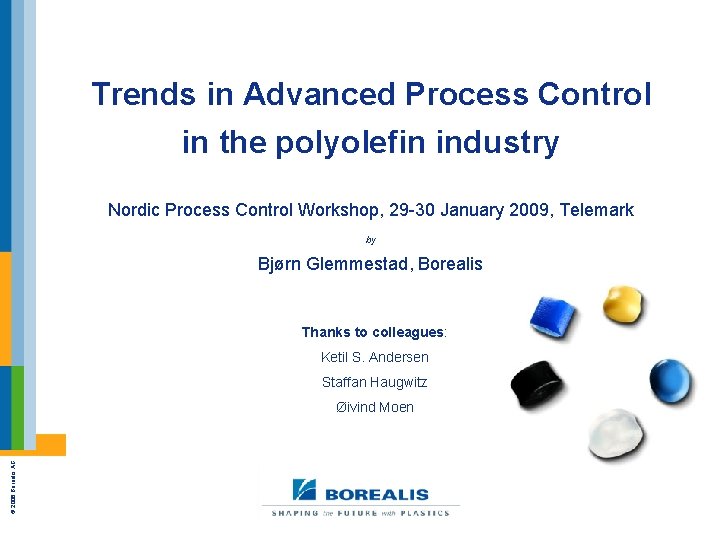 Trends in Advanced Process Control in the polyolefin
