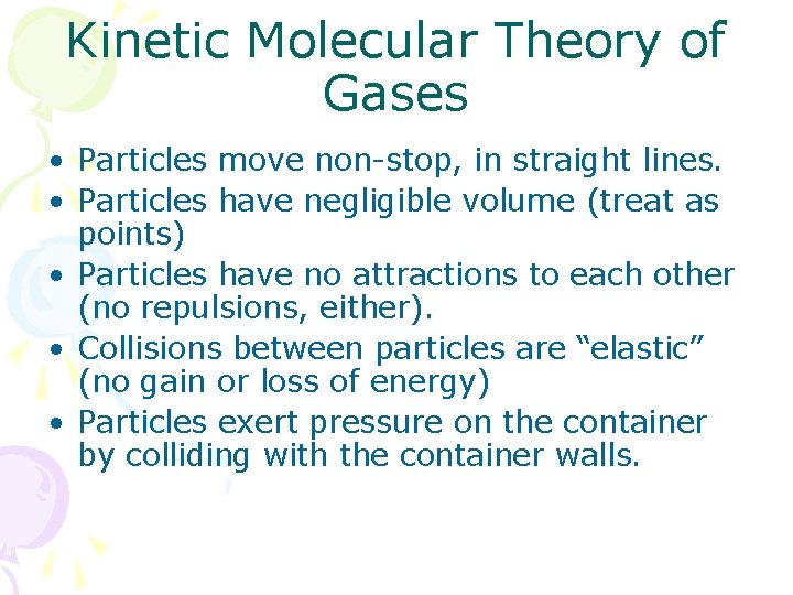Gases GASES manometers Kinetic theory of gases pressure