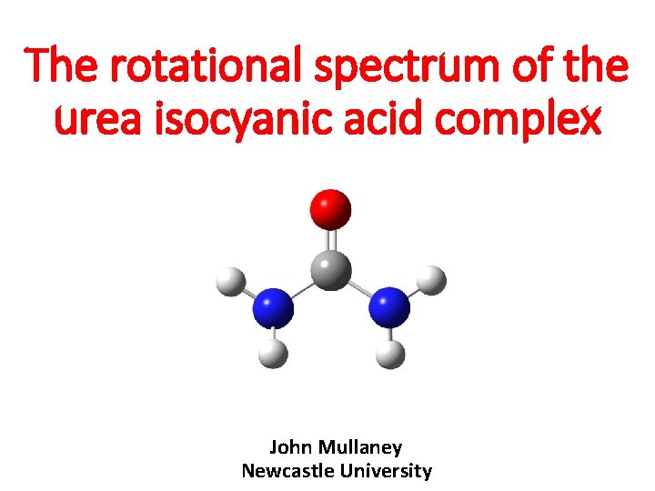 The rotational spectrum of the urea isocyanic acid