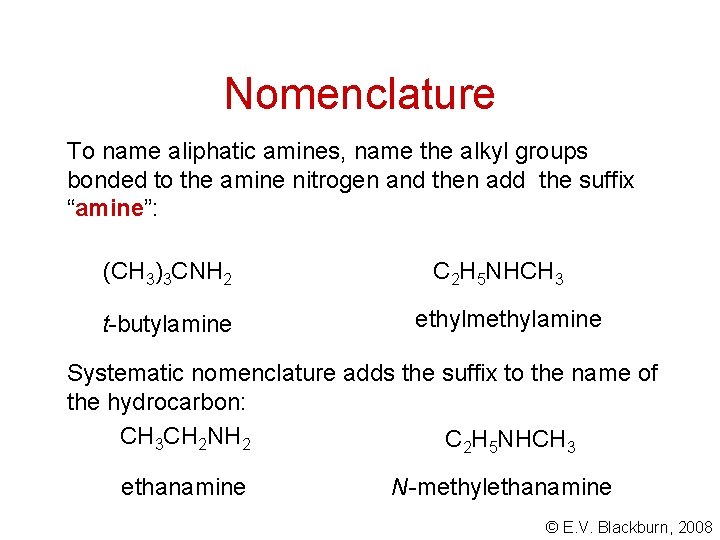 Amines classification 1 o 3 o 2 o
