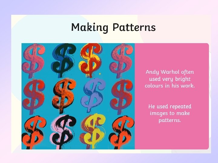 Hello Year 3 My name is Andy Warhol