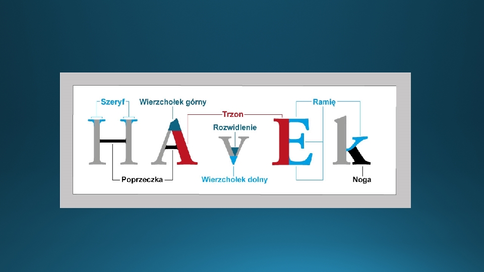 Rodzaje pisma budowa liter i znakw kroje pisma