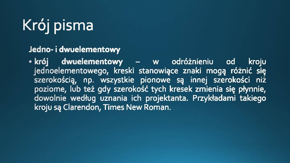 Rodzaje pisma budowa liter i znakw kroje pisma