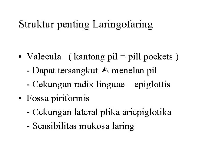 PENYAKIT FARING DAN LARING Dr BASTIANA M Kes