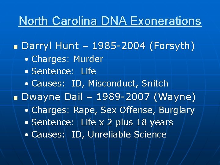 Convicted by Juries Exonerated by Science June 1996