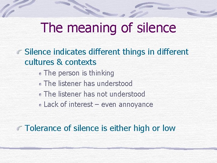 Intercultural vocabulary Terms to help you describe different