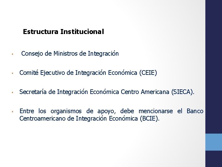 EL MERCADO COMN CENTROAMERICANO MCCA Y EL SISTEMA