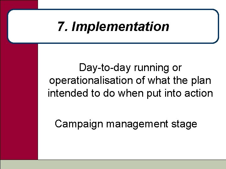 Steps in Designing IMC Campaign Step 1 Situational