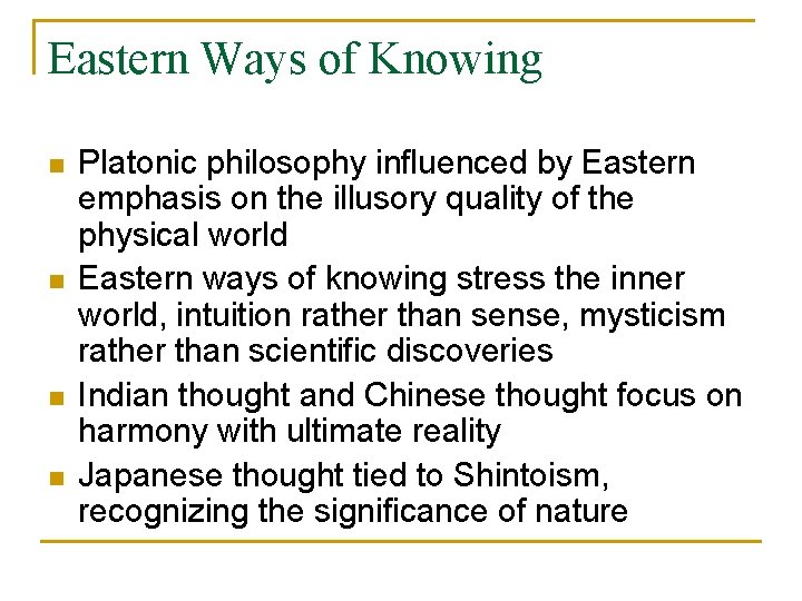 Philosophy The Passion to Understand Chapter 9 Philosophy