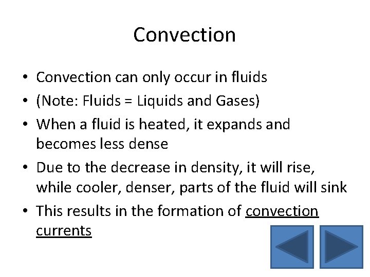 Unit 9 Transfer of Thermal Energy Self Learning