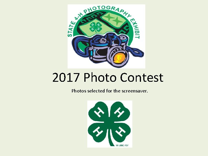 2017 Photo Contest Photos selected for the screensaver