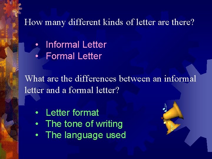 How many different kinds of letter are there