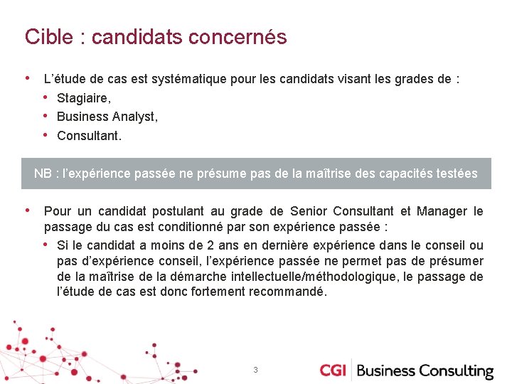 Processus de recrutement tudes de cas BT Secteur