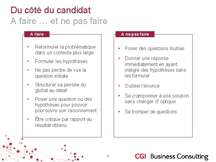 Processus de recrutement tudes de cas BT Secteur