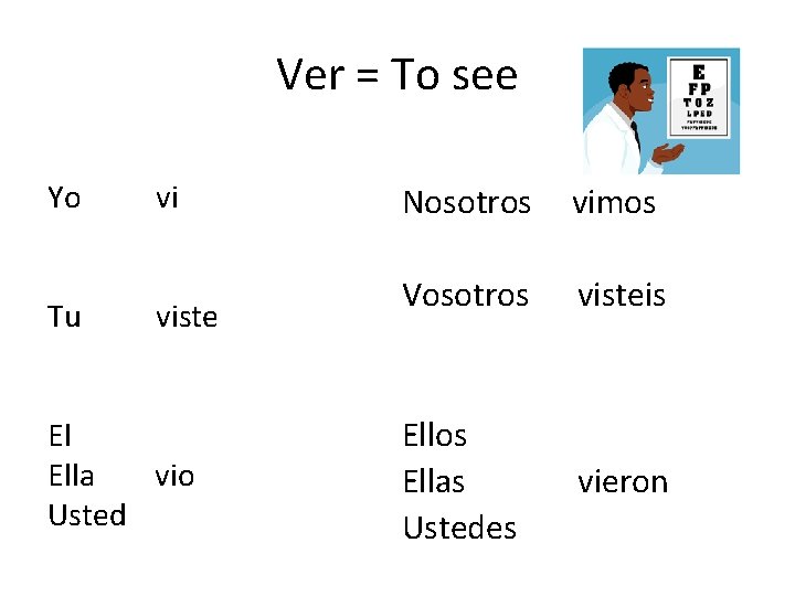 Nasty Irregular Verbs in the Preterite Los Verbos