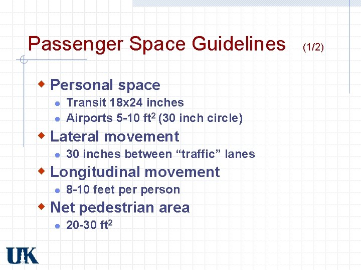 Terminal Design Passenger Processing errata w Consider TSA