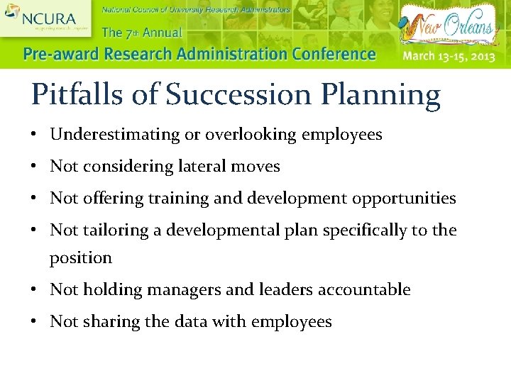 Leadership Development and Succession Planning Developing your Strategy