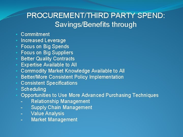 STRATEGIC PROCUREMENT TOWARDS TESCO A NEW APPROACH TO