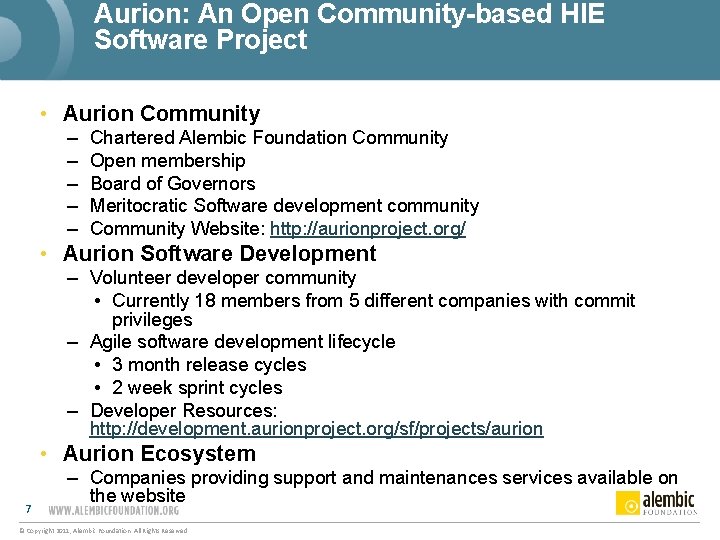 Aurion Health Information Exchange Technology Today Alembic Foundation