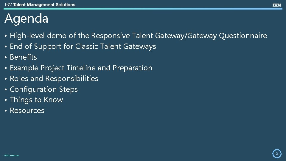 Responsive Talent Gateways and Gateway Questionnaires IBM Kenexa