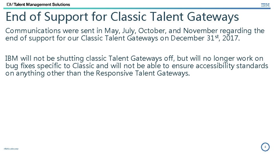 Responsive Talent Gateways and Gateway Questionnaires IBM Kenexa